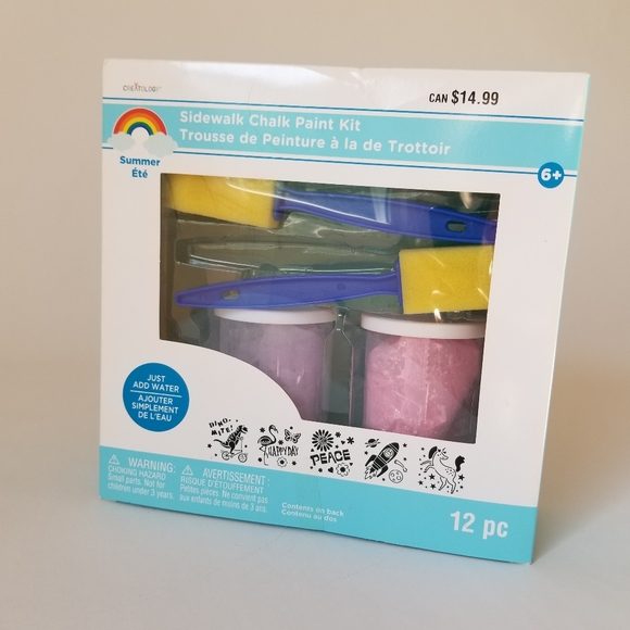 Creatology | Toys | Sidewalk Chalk Paint Kit Kids Craft Craft Kit Toys ...